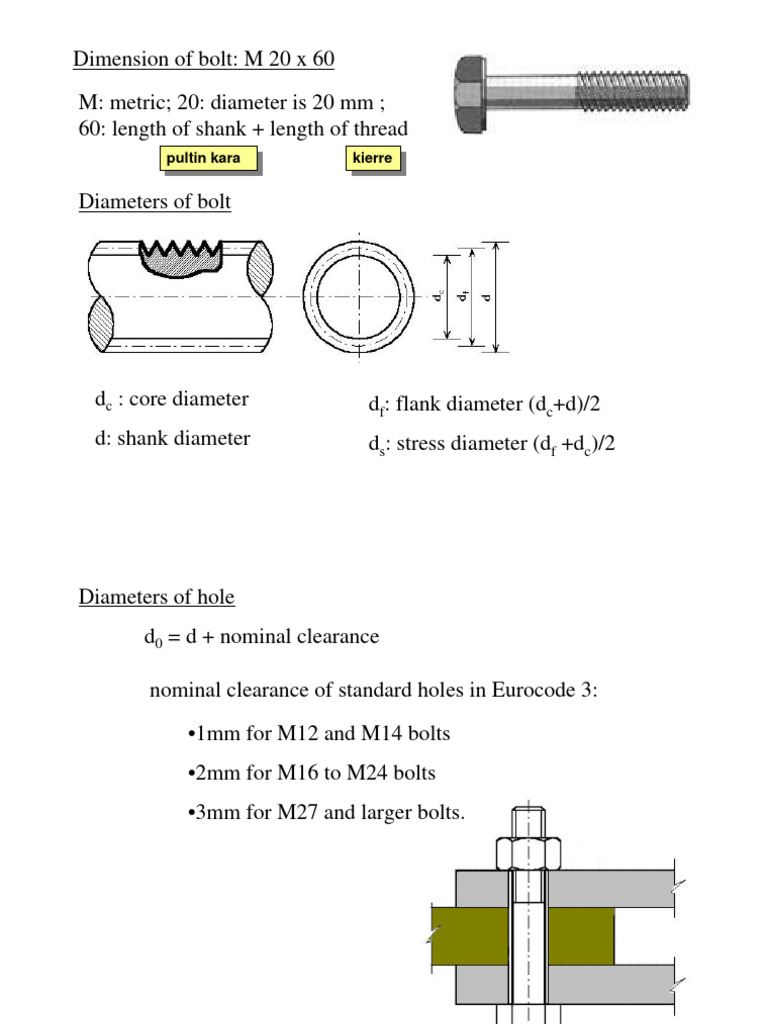 Ex7 Connection | PDF | Screw | Mechanical Engineering