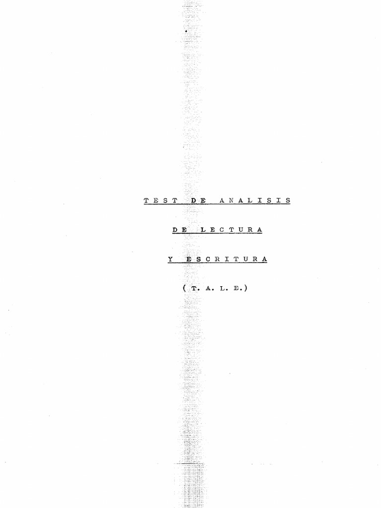 Tale Versión Transcrita | PDF