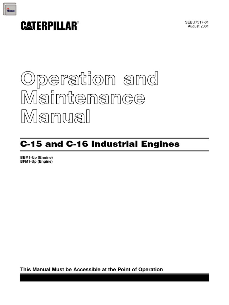 C15-C16 SEBU7517-01 Unsave | PDF | Asbestos | Dust