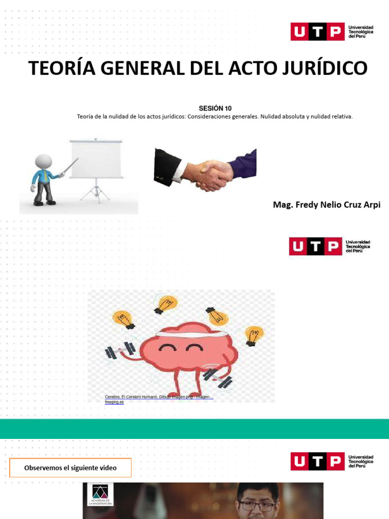 S10 - Teoria de La Nulidad Del Acto Jurídico | PDF | Nulo (ley) | Propiedad
