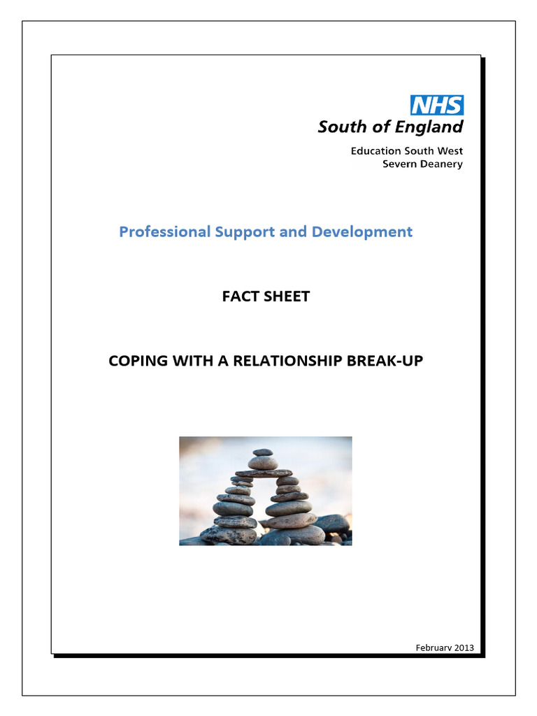 Coping With a Relationship Break Up | PDF | Feeling | Grief