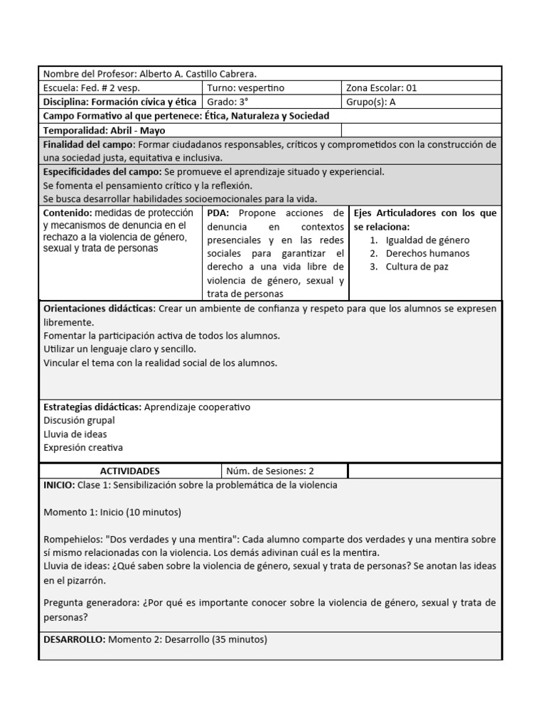 3trim. Fcye 3 | PDF | Evaluación | Escuelas