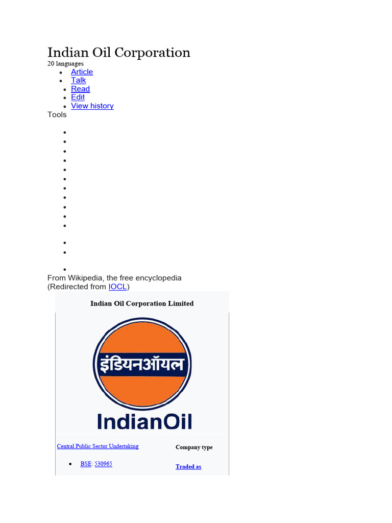 Iocl | Download Free PDF | Fossil Fuels | Energy Industry