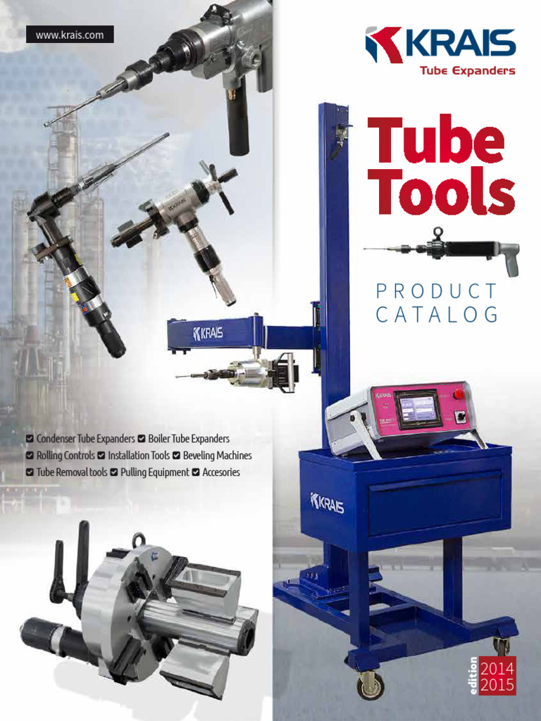 Krais Tube Expander User Manual A | PDF | Pipe (Fluid Conveyance) | Sheet Metal