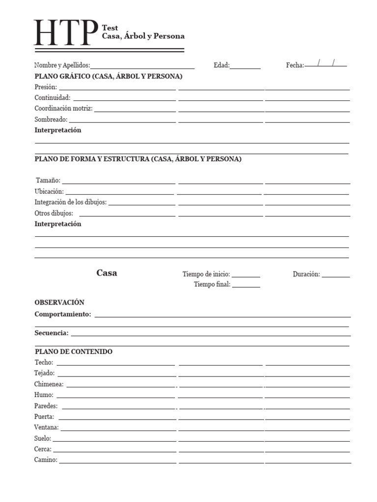 PROTOCOLO HTP 2024 | PDF