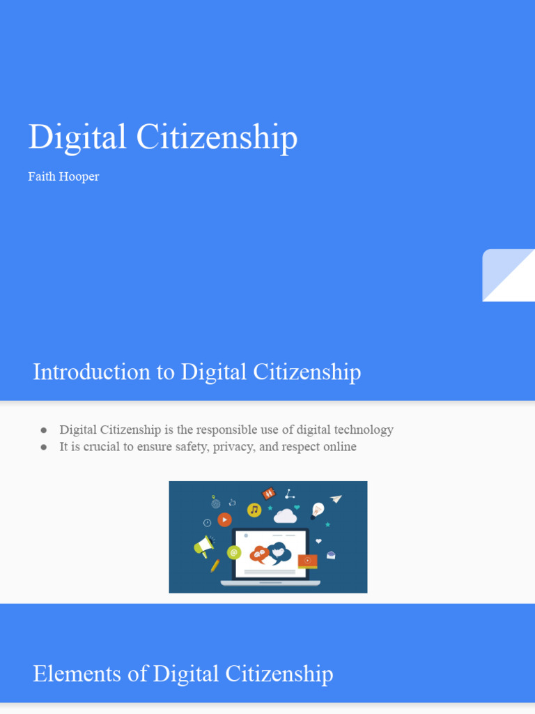 Digital Citizenship | PDF | Privacy | Computer Security