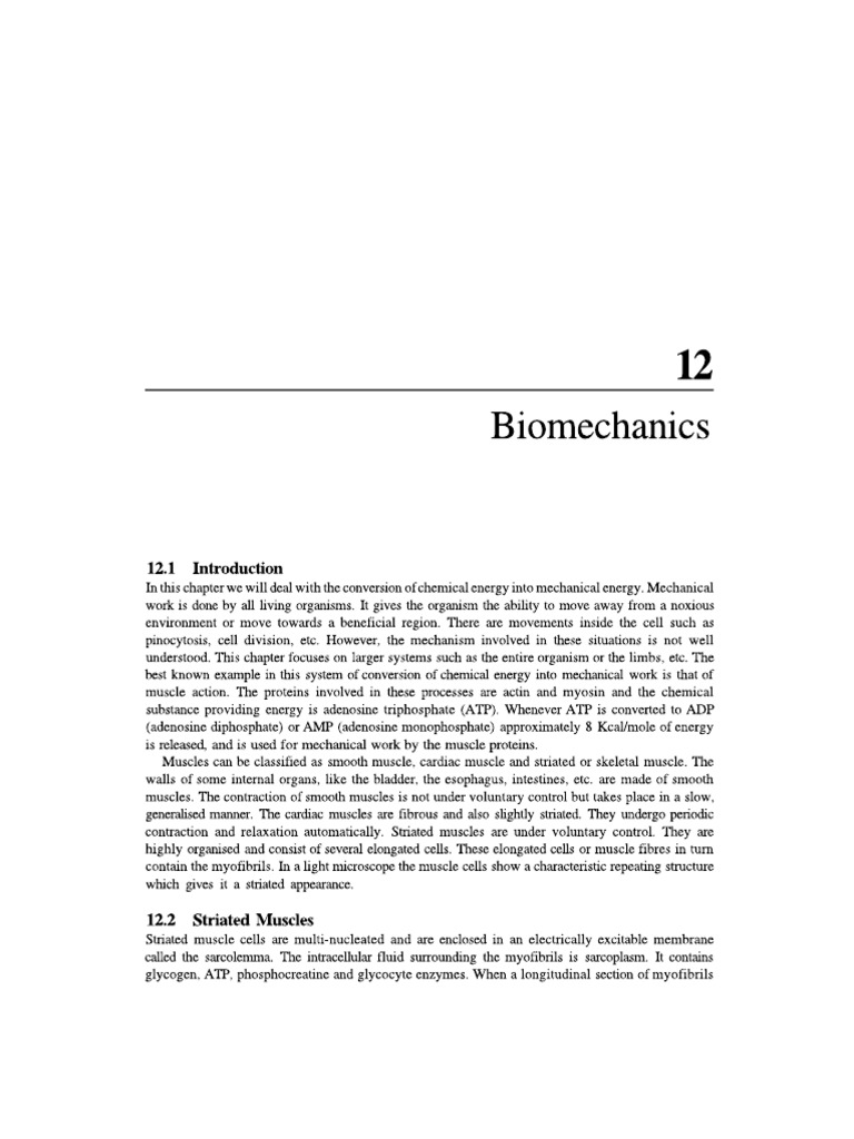 Bio Mechanics | PDF