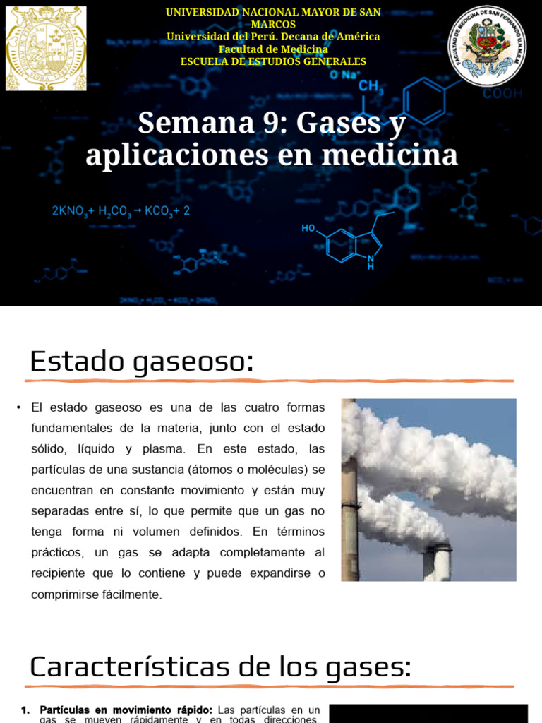 Semana 9 | PDF | Gases | Física Aplicada e Interdisciplinaria