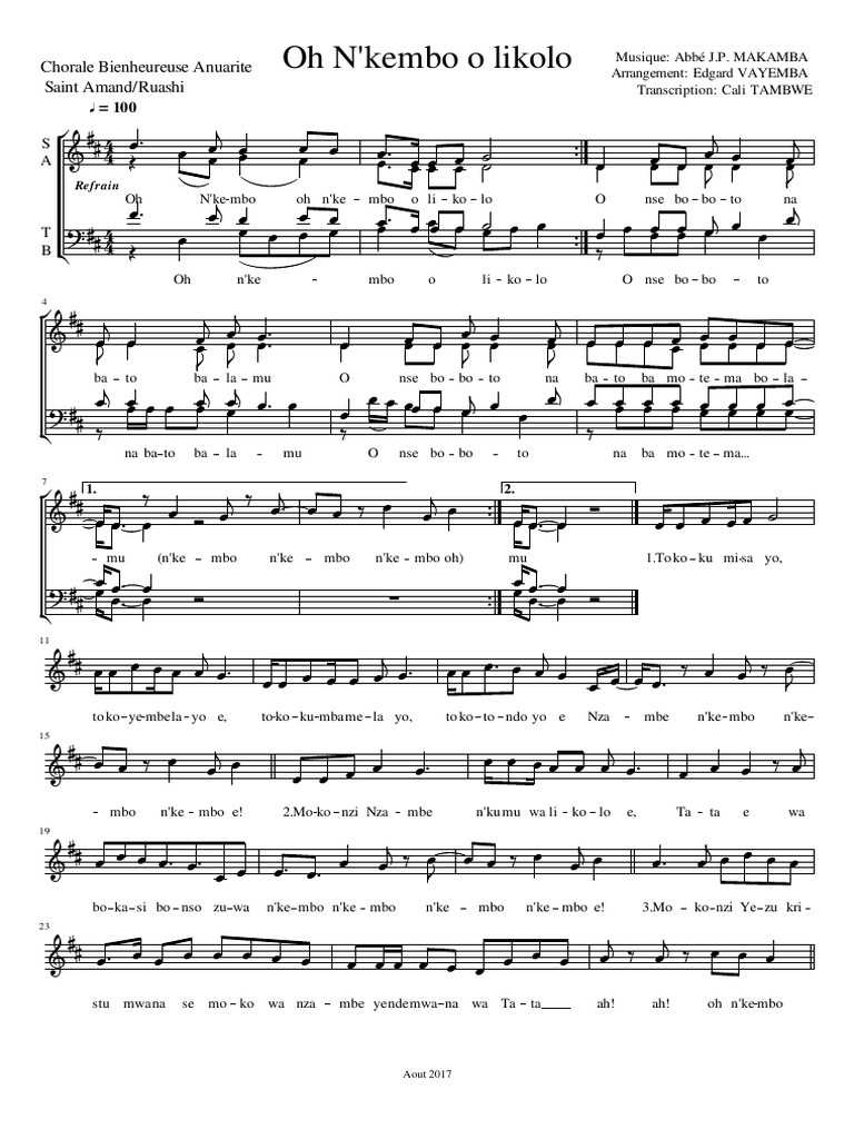 Oh, Nkembo | PDF