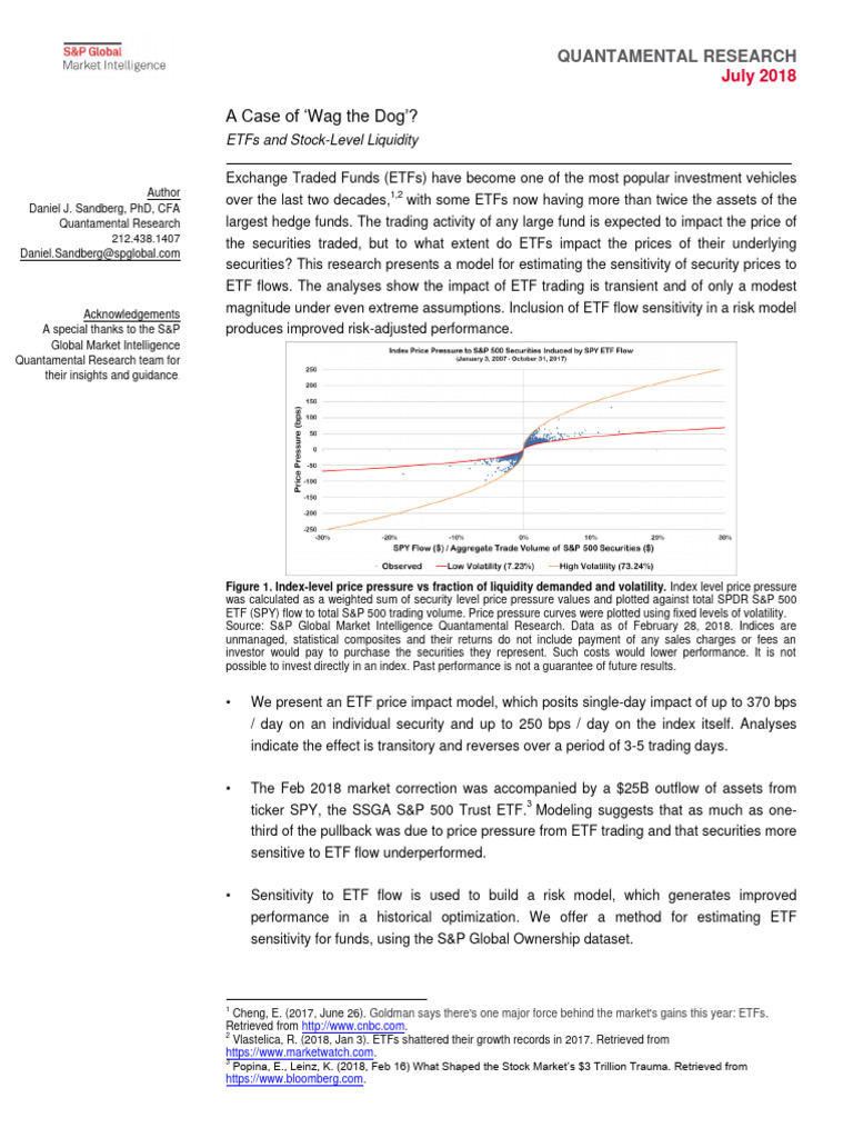 A Case of Wag The Dog' - 2018 | PDF | Exchange Traded Fund | Market ...