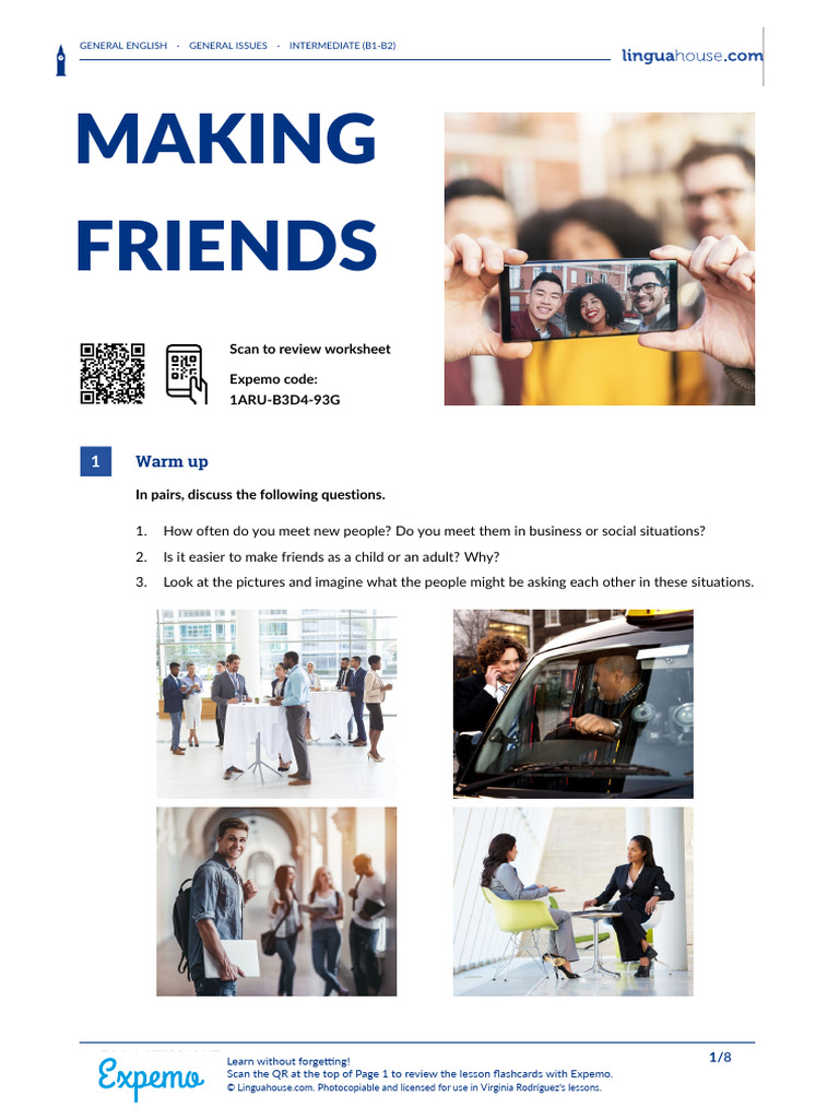 Making Friends British English Student | Download Free PDF | Verb | English Language