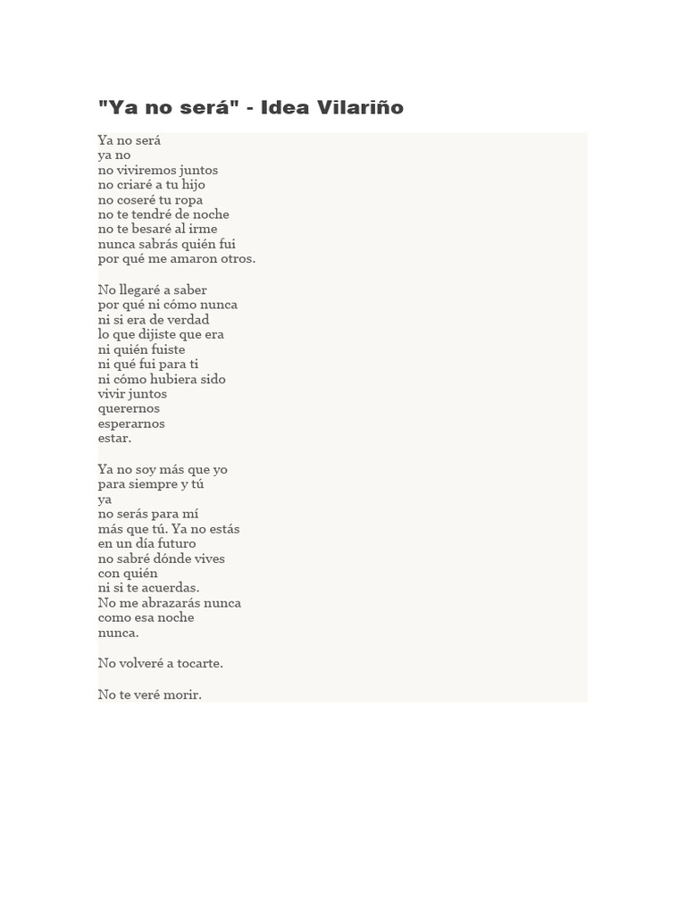 "Reflexión Poética sobre el Amor Perdido" | PDF | Poesía