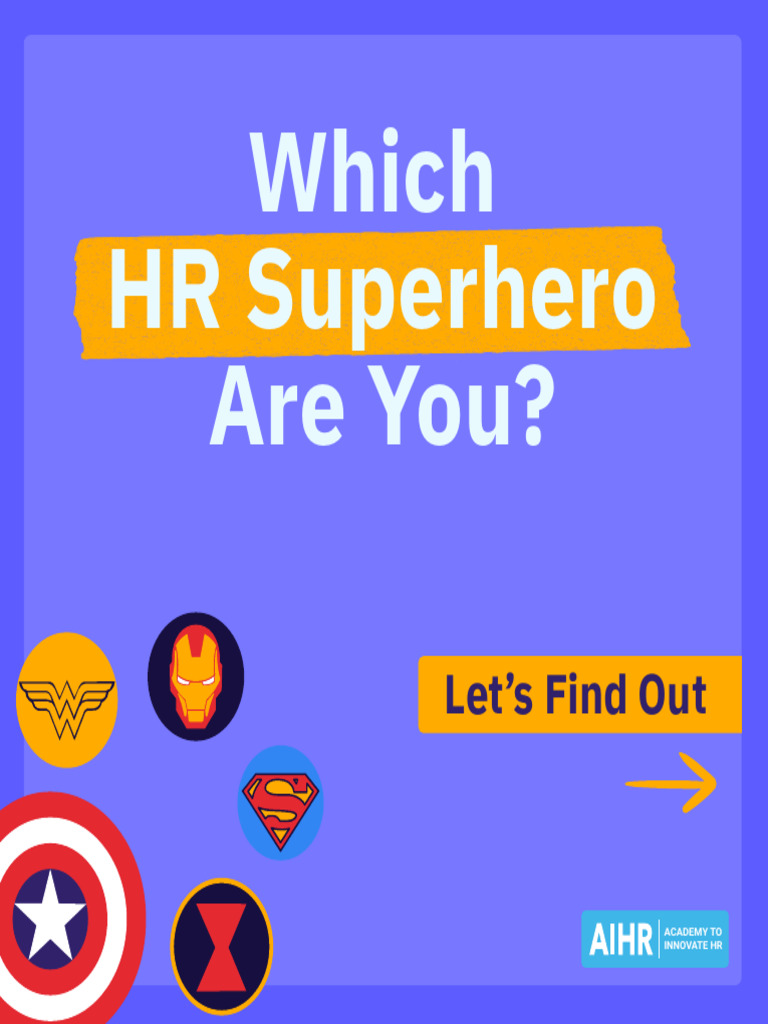 Which HR Superhero Are You 1716700196 | PDF | Superman | Psychological ...