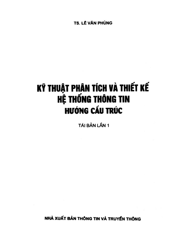 Phan Tich Va Thiet Ke Cac HTTTT, 2010 | PDF