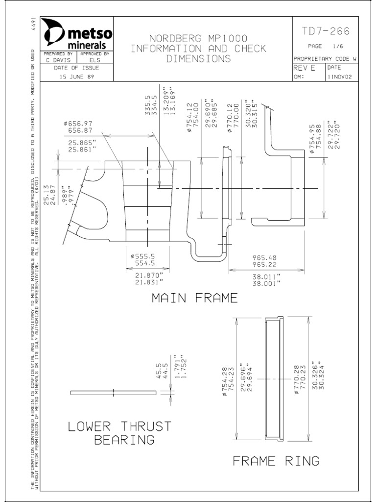 Medidas MP 1000 | PDF