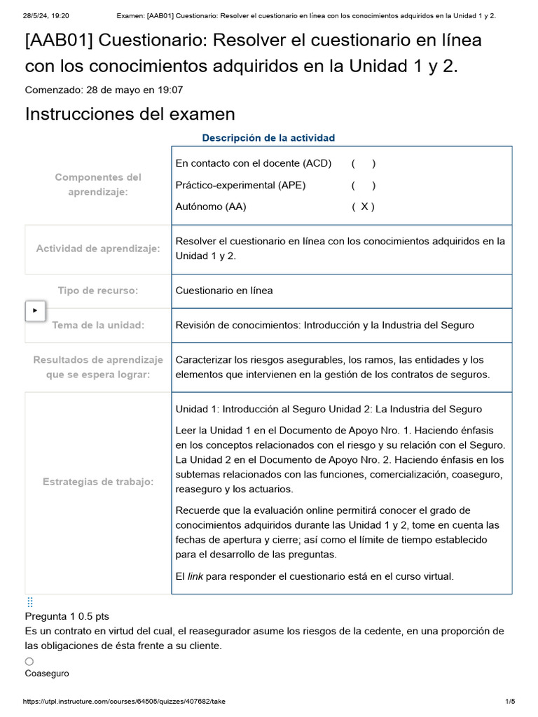 Examen_ [AAB01] Cuestionario_ Resolver el cuestionario en línea con los conocimientos adquiridos ...