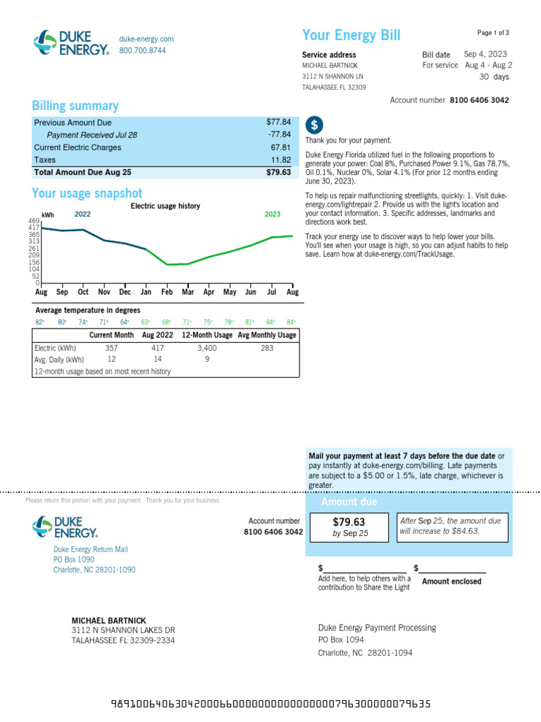 Energy Bill | PDF
