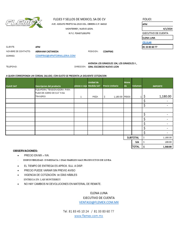 Apm 04012024 Tensionadora | PDF
