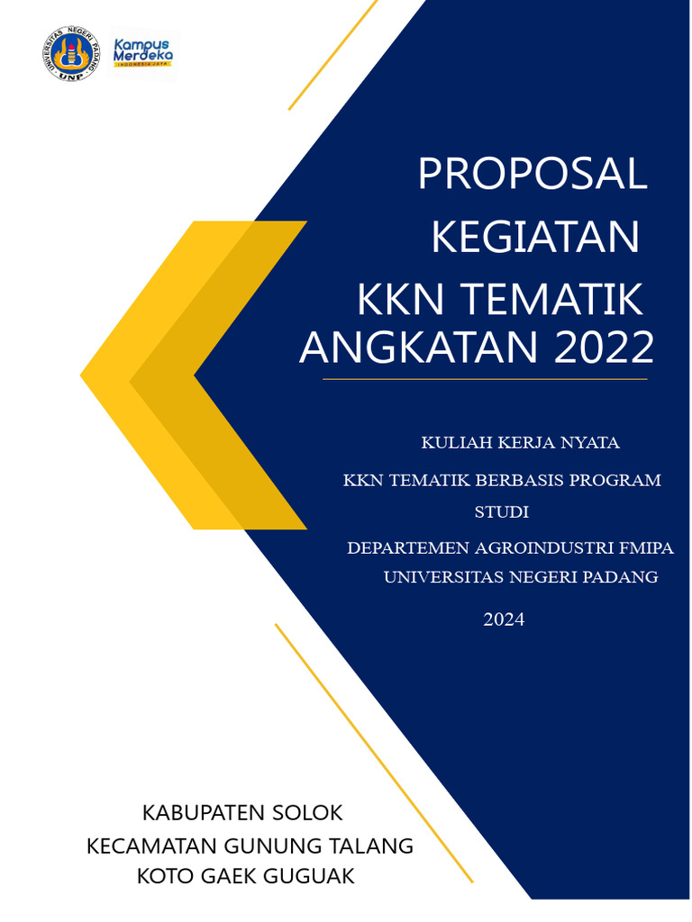 Proposal-Kkn-Tematik-Kelompok 1 | PDF