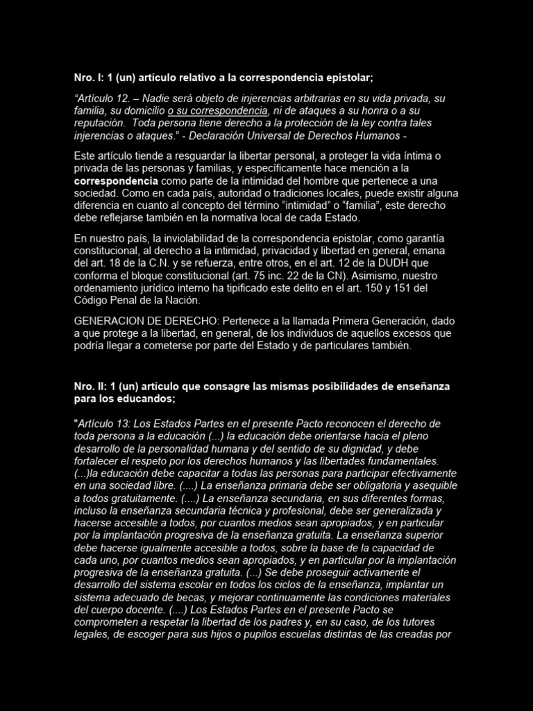 Actividad 1 DDHH | PDF | Privacidad | Derechos humanos