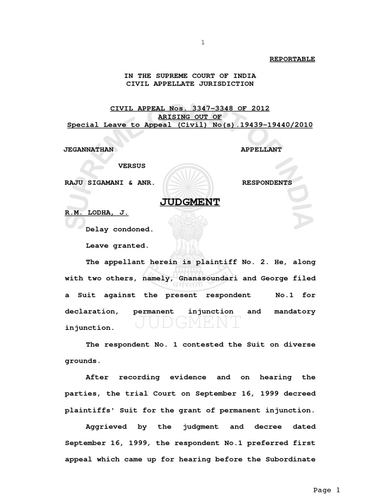 Judgment | PDF | Appeal | Lawsuit