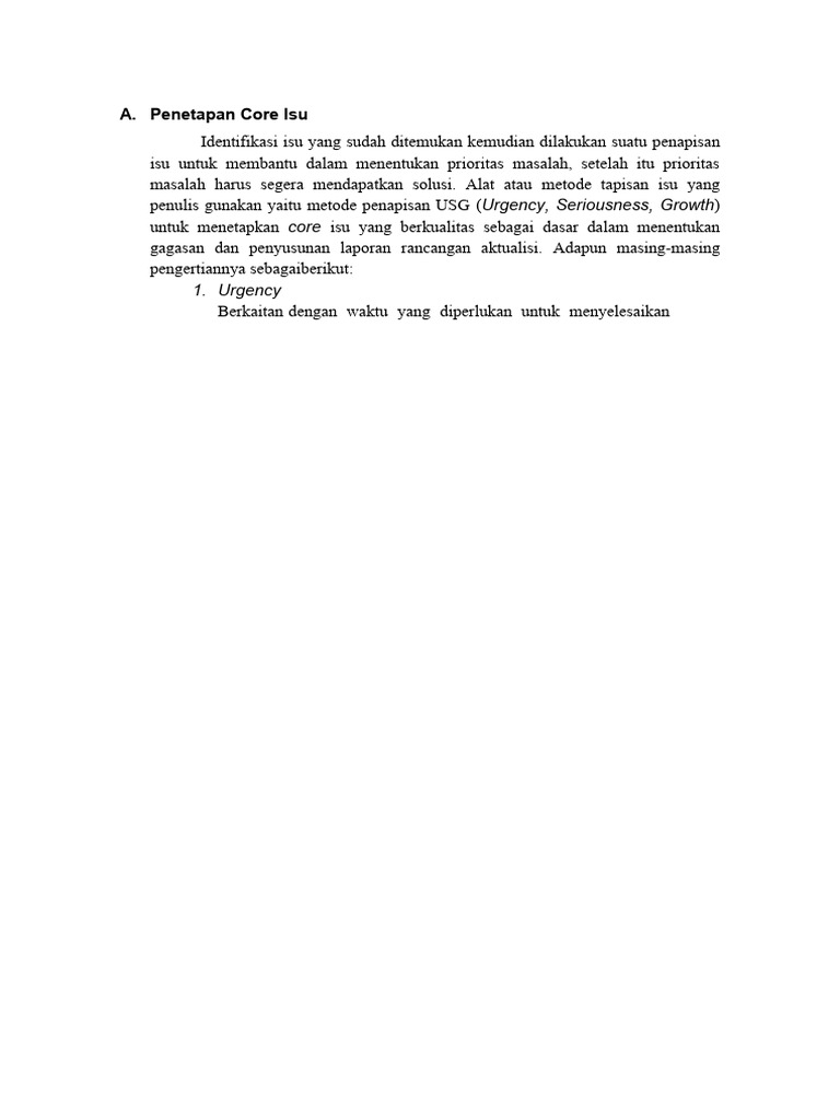 Tapisan Isu | PDF | Karier & Perkembangan