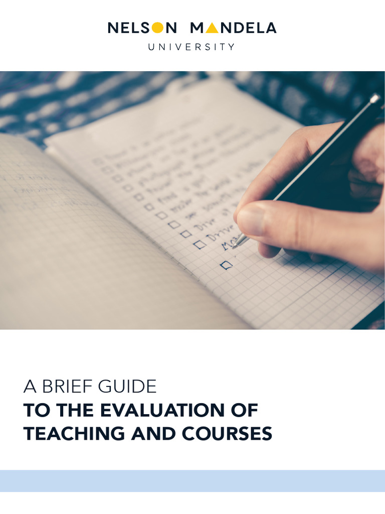 Teaching Evaluation Guide For Academics Pdf Educational Assessment