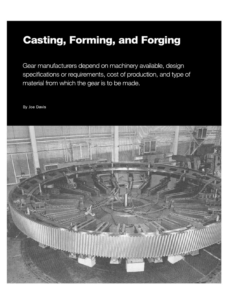 Casting, Forming, and Forging | PDF