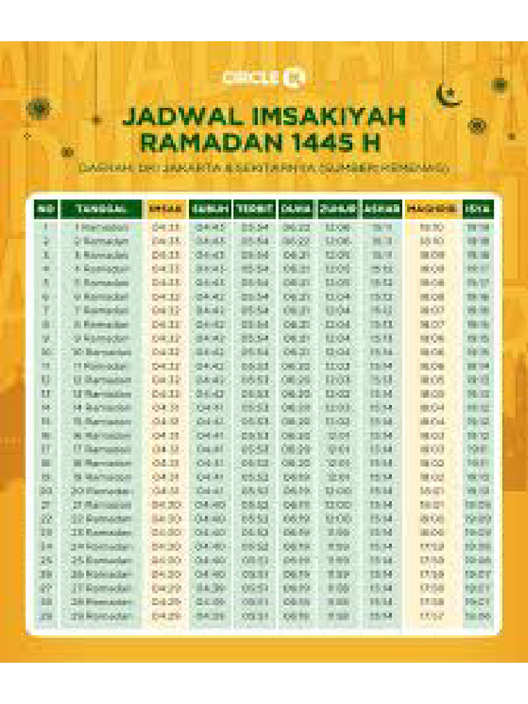 jadwal | PDF