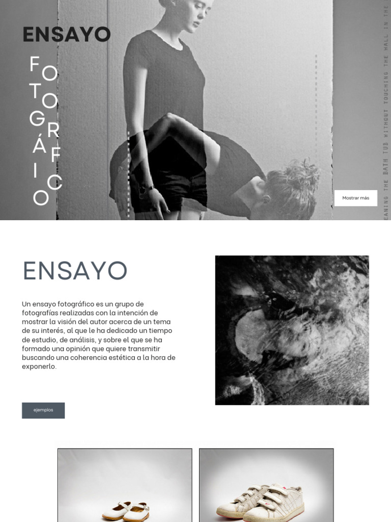 Ensayo Fotoráfico | PDF | Ensayos