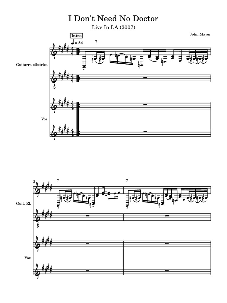 I Dont Need No Doctor | PDF