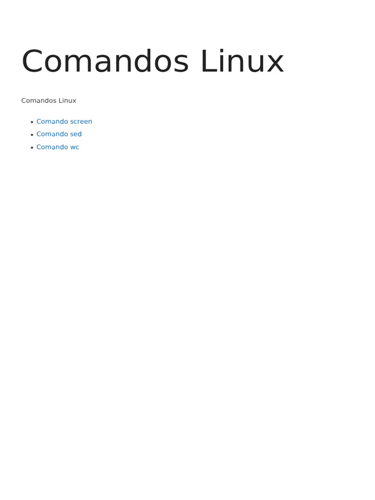comandos-linux | PDF | Archivo de computadora | Ventana (informática)