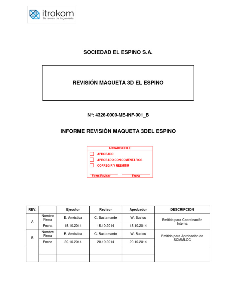 Revisión Maqueta 3d El Espino | Descargar gratis PDF | Ingeniería