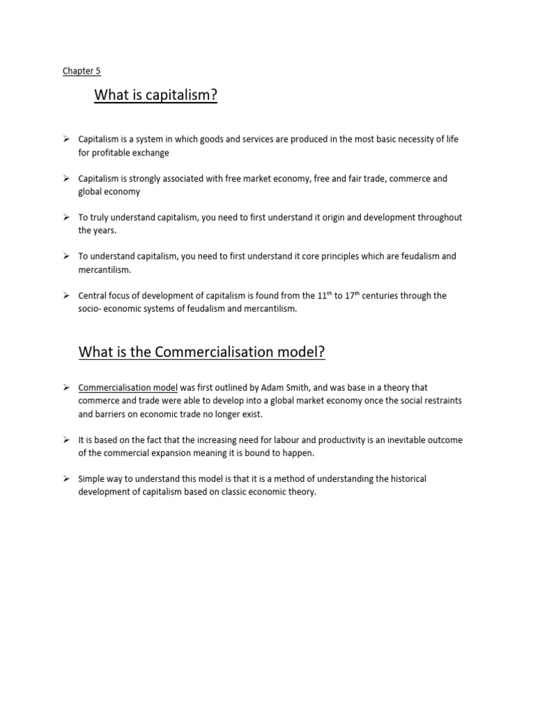 Chapter 5 WVES 222 | PDF | Mercantilism | Capitalism
