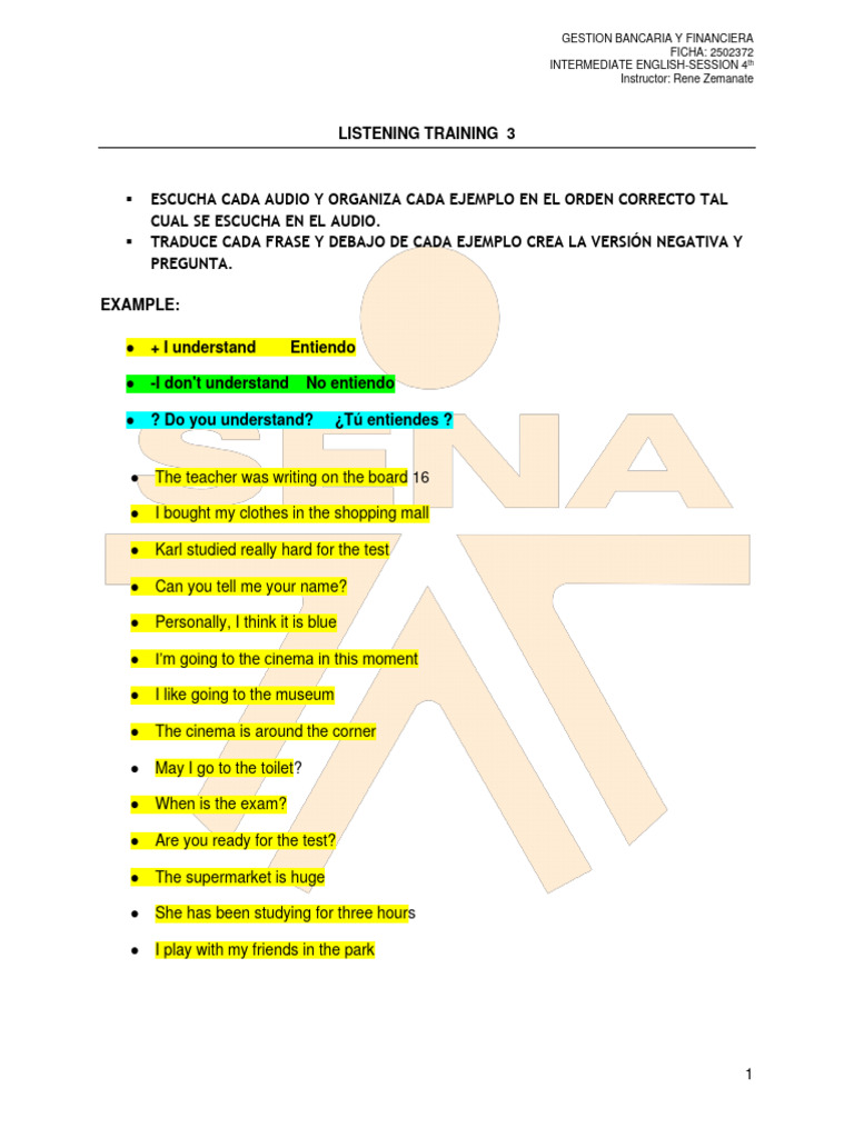 LISTENING | PDF | Grabación de sonido | Música grabada