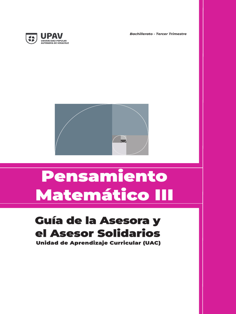 Pensamiento Matemático Iii | PDF | Matemáticas | Plan de estudios