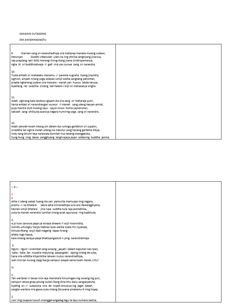 Kakawin Sutasoma | PDF
