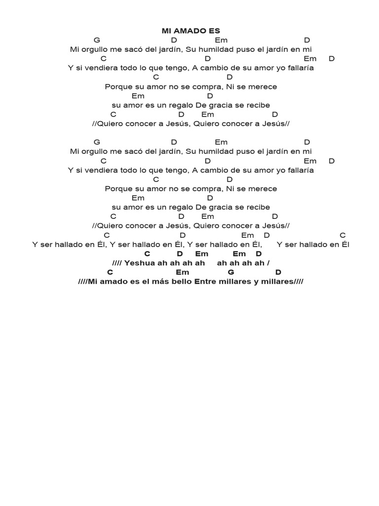 Mi Amado Es | PDF