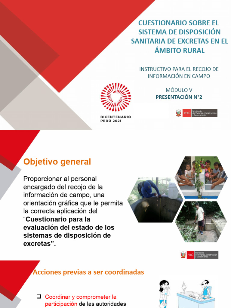 Aplicación Módulo V - DSE PRESENTACIÓN Cusco 21 de Junio | PDF | Alcantarillado | Cuestionario