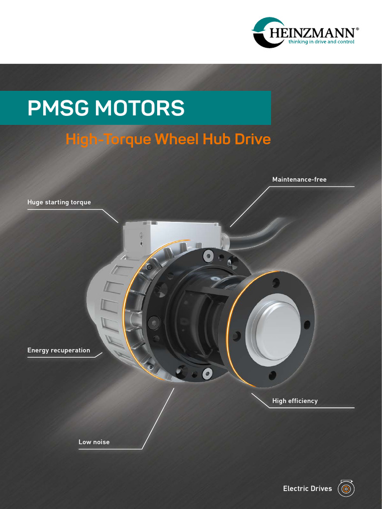 LEA PMSG Wheel-Hub-Drive e | PDF | Electric Motor | Engines