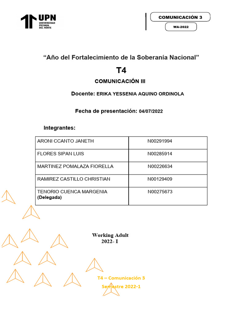 T4 - Comunicacion 3 - Grupo N°4 | PDF | Estrés (biología) | Vacas