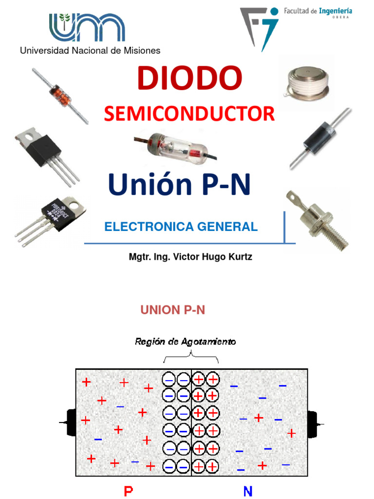 05 Diodo Semiconductores (Etronica Gral 2024) | PDF | Diodo | Unión PN