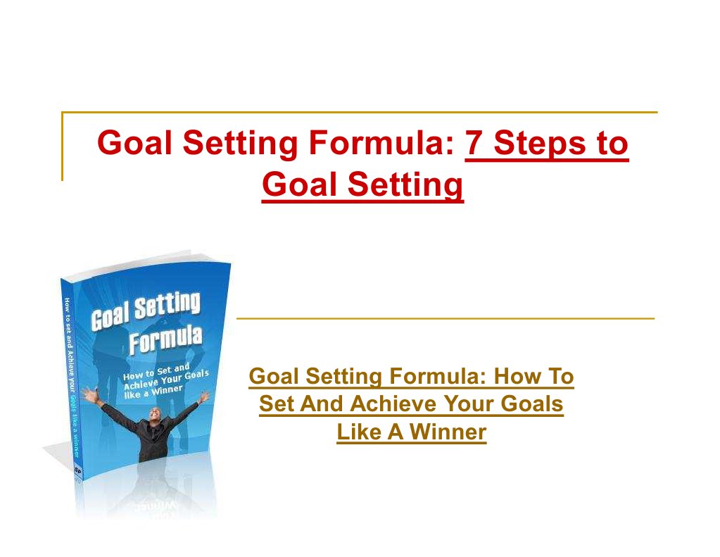7 Steps To Goal Setting 1223646280900851 8 | PDF