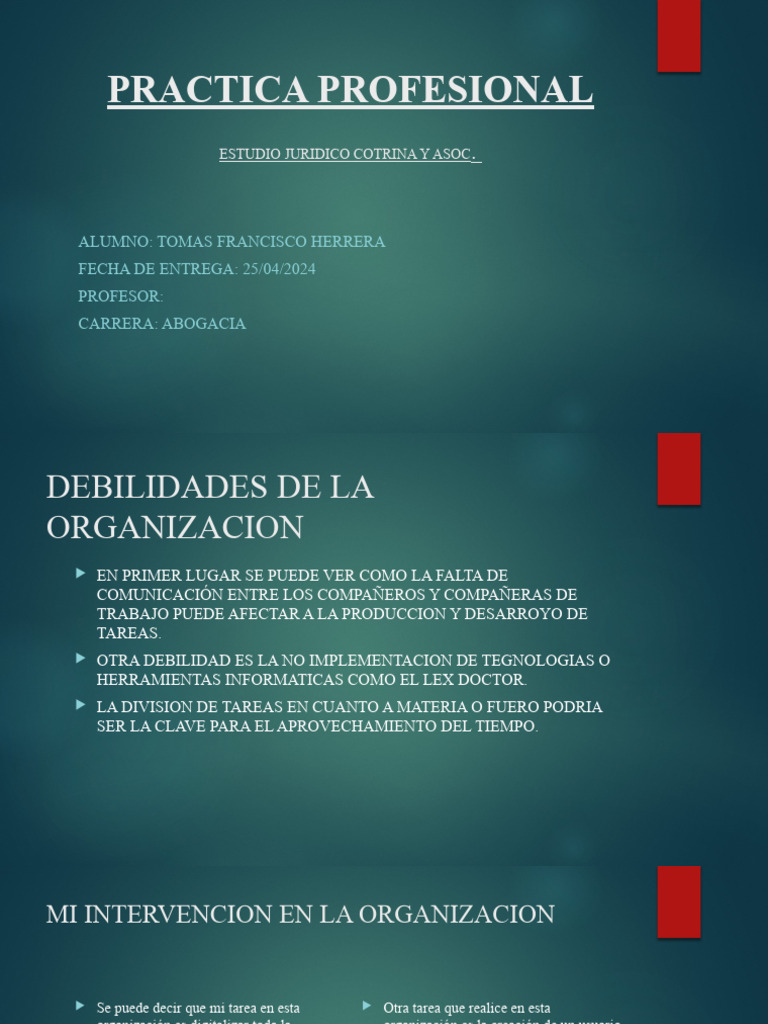 Tp 1 Practica Profesional | PDF | Abogado