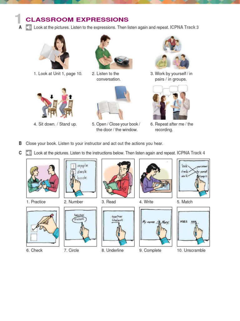 Classroom Expressions Lesson 2 | PDF | Linguistics | Languages