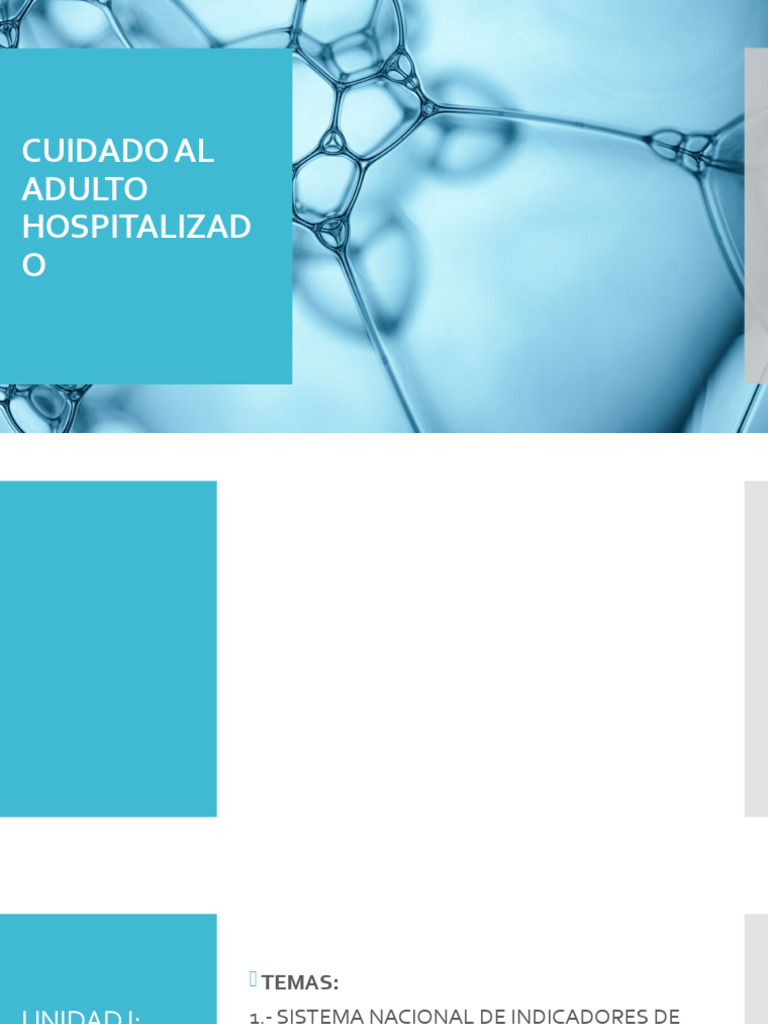 UNIDAD 1 HOSPITALIZACION | PDF | Hospital | Enfermería