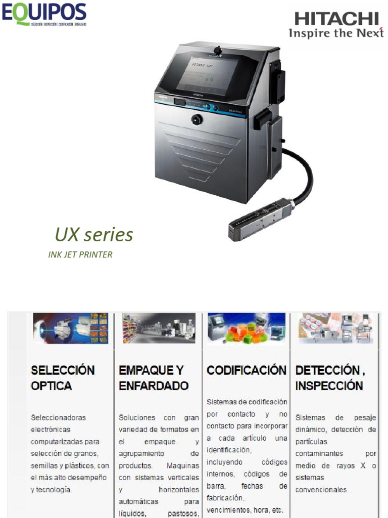 Hitachi Ux Series-1 | PDF | Impresión
