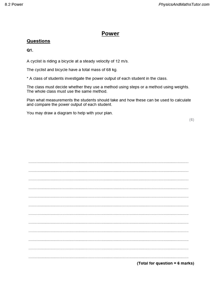 8-2-power-pdf-power-physics-mains-electricity