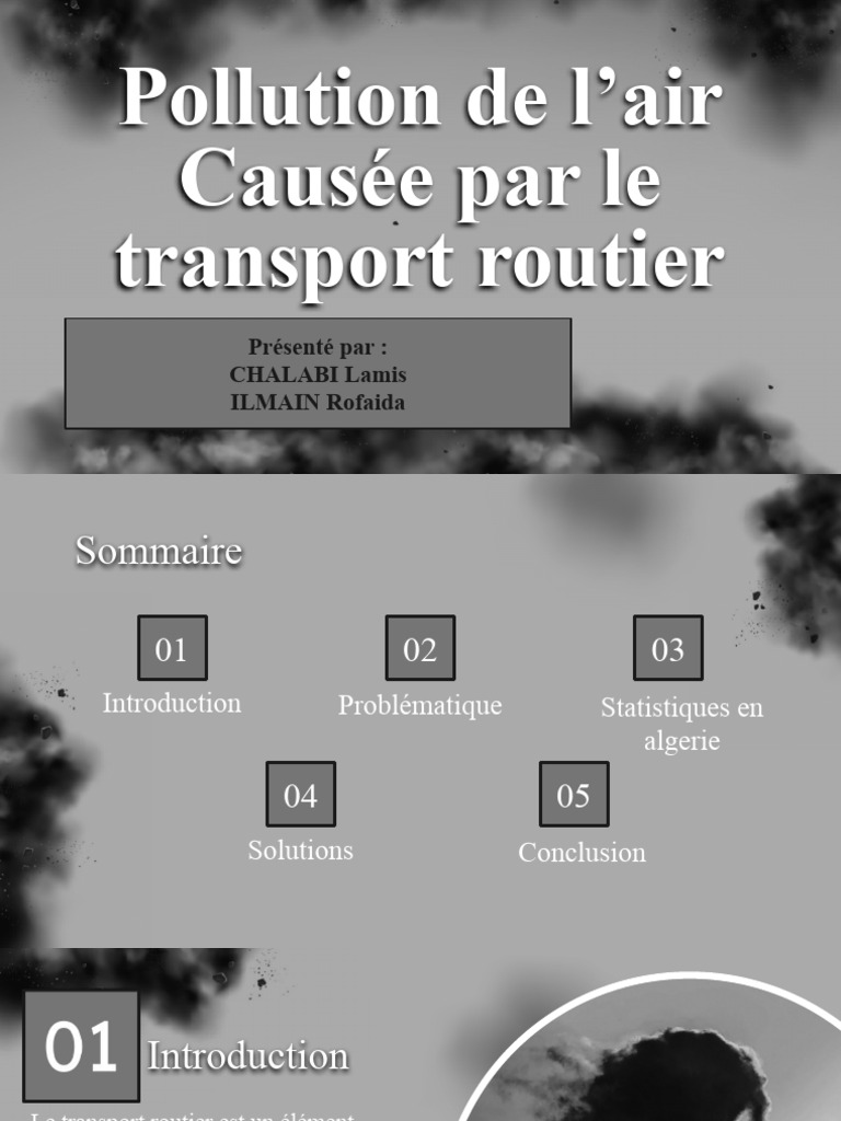 Air Pollution Template by Slidesgo | PDF | Pollution de l'air | la ...