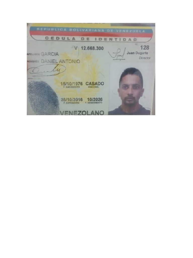 Cedula Accionista Daniel | PDF